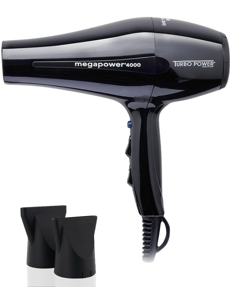 Turbo Power Mega Power 4000 Hair Dryer – Glamour Beauty Center