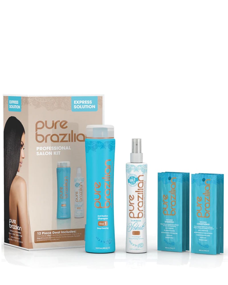 Pure Brazilian Express Blowout Salon Kit 12/pc – Glamour Beauty Center